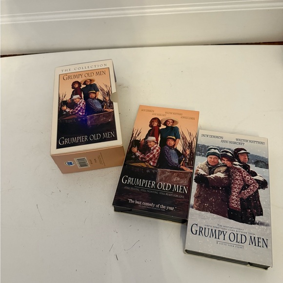 Other | Grumpy Old Men And Grumpier Old Men Box Set Vhs | Poshmark